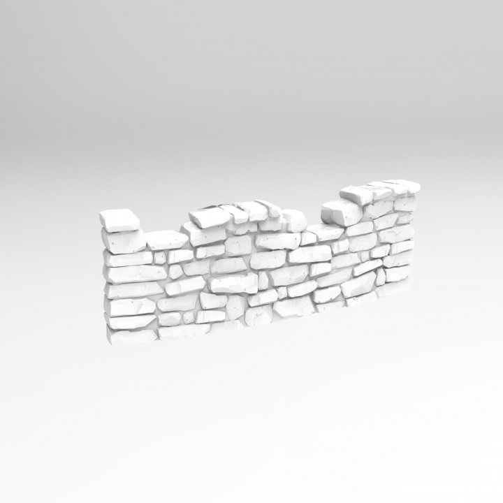 3D Printable Greendale - Garden Walls and Fences by 3Dlayeredscenery