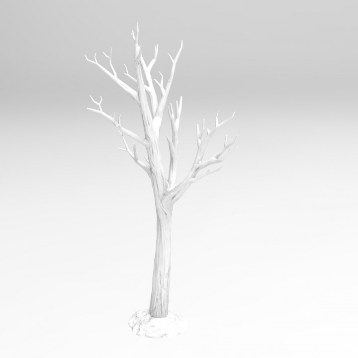 3D Printable Realistic dead tree pack 4pcs by 3Dlayeredscenery
