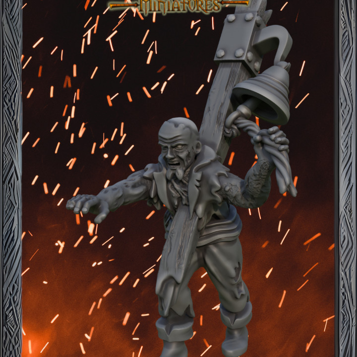 3D Printable Zombie Pirates 2.0 by Landor Miniatures