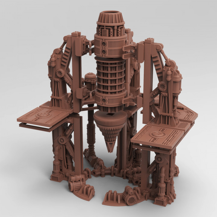 3D Printable Mining Site Alpha by Tesseract Tomb