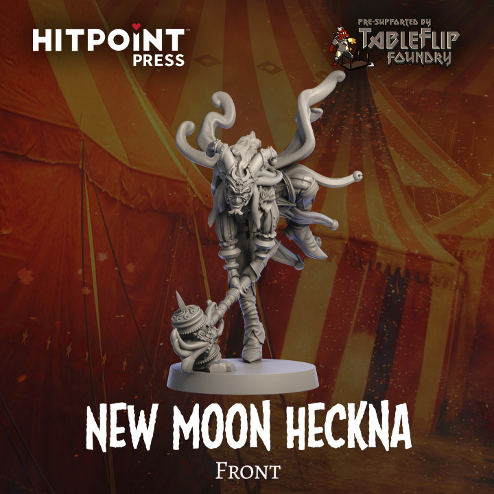 3D Printable HECKNA! - New Moon Heckna by Hit Point Press