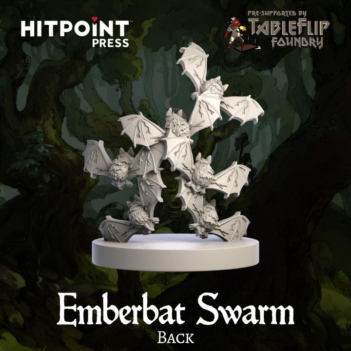 3D Printable HUMBLEWOOD - Emberbat Swarm by Hit Point Press