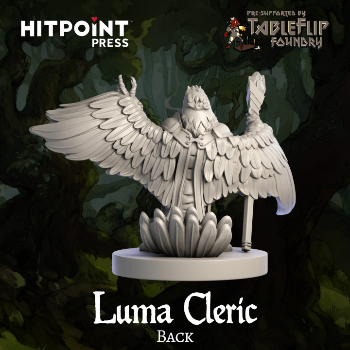 3D Printable HUMBLEWOOD - Luma Cleric by Hit Point Press