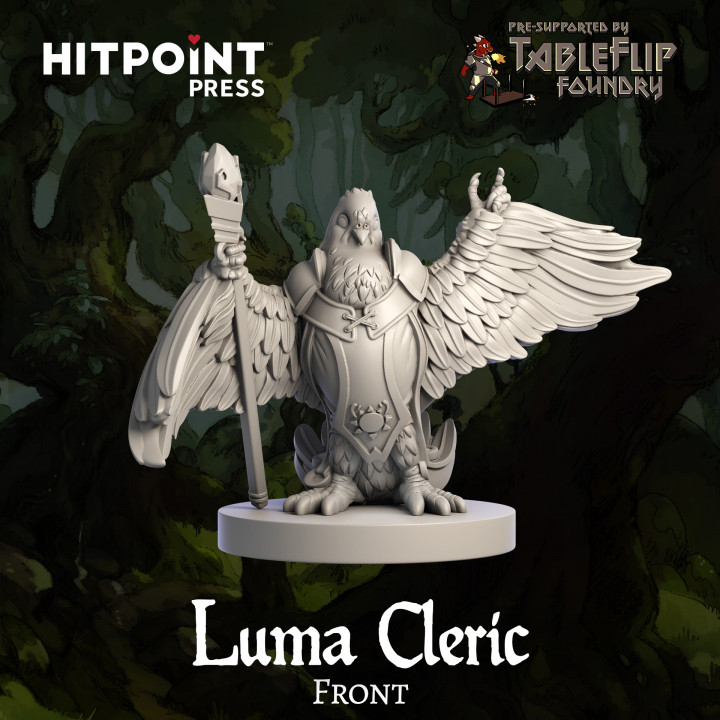3D Printable HUMBLEWOOD - Luma Cleric by Hit Point Press