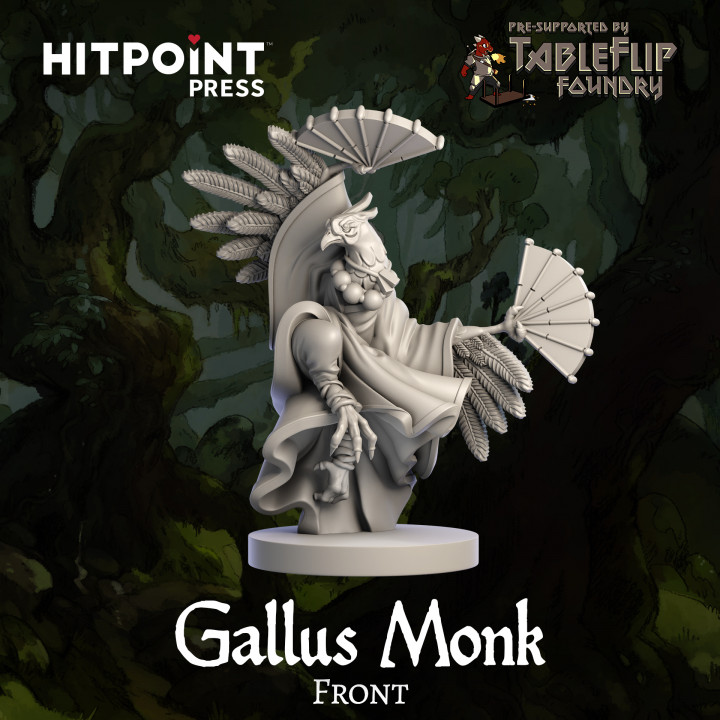 3D Printable HUMBLEWOOD - Gallus Monk by Hit Point Press