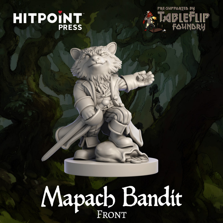 3D Printable HUMBLEWOOD - Mapach Bandit by Hit Point Press