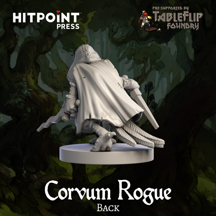 3D Printable HUMBLEWOOD - Corvum Rogue by Hit Point Press