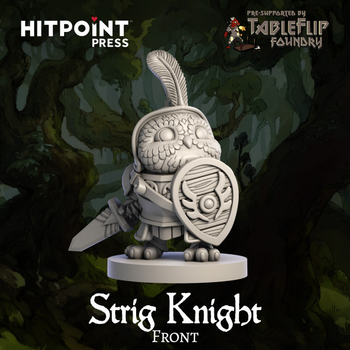 3D Printable HUMBLEWOOD - Strig KnIght by Hit Point Press