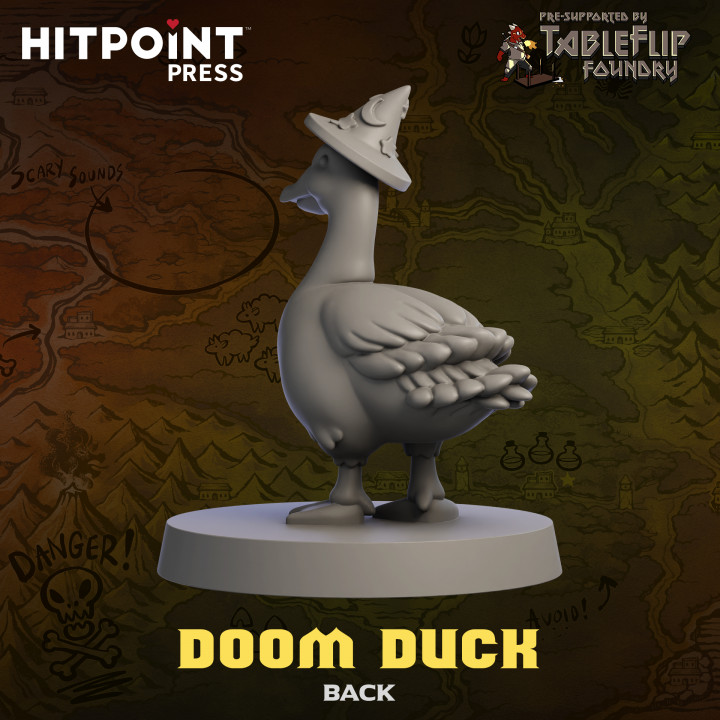3D Printable FOOL'S GOLD - Doom Duck by Hit Point Press