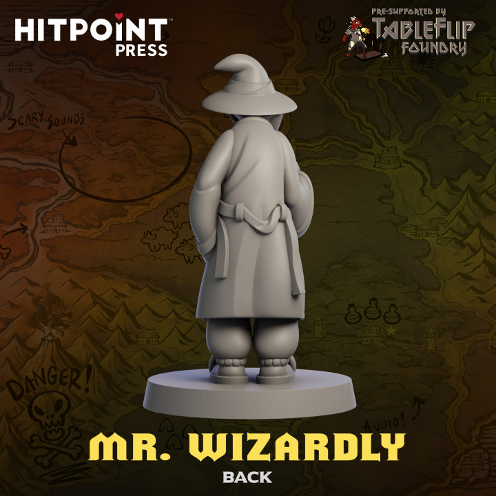 3D Printable FOOL'S GOLD - Mr. Wizardly by Hit Point Press