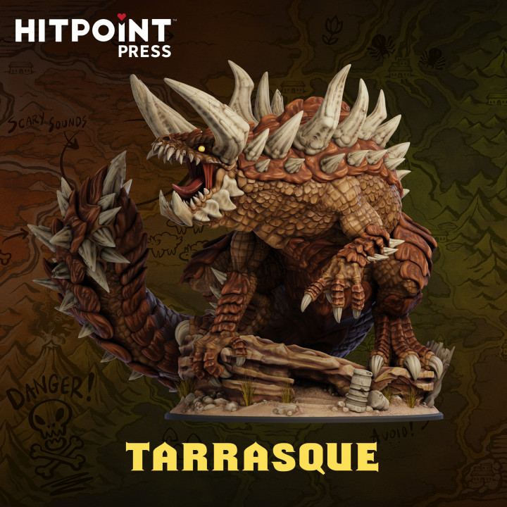 3D Printable FOOL'S GOLD - Tarrasque by Hit Point Press