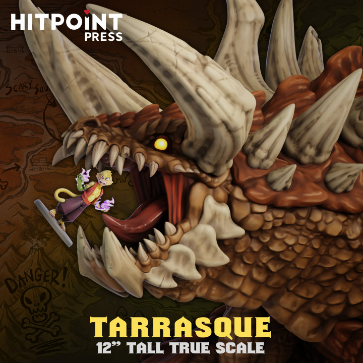 3D Printable FOOL'S GOLD - Tarrasque by Hit Point Press