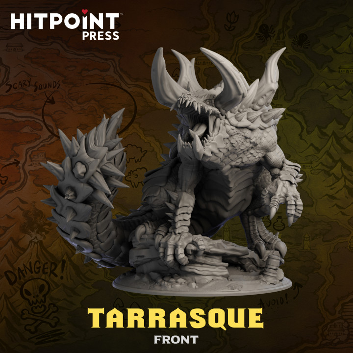 3D Printable FOOL'S GOLD - Tarrasque by Hit Point Press
