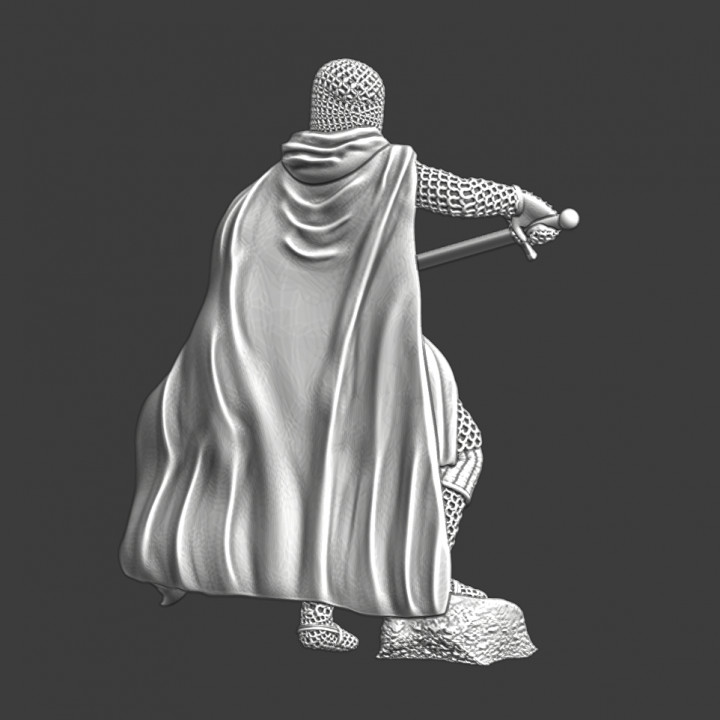 3D Printable Medieval old master drawing sword by Northern Crusades ...