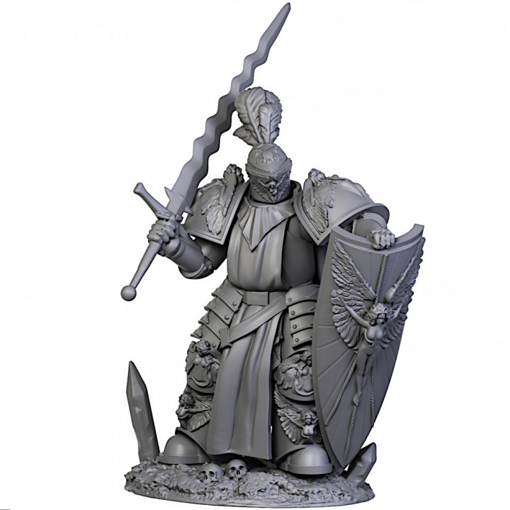 3D Printable Holy Knight by Sergeant Hammer
