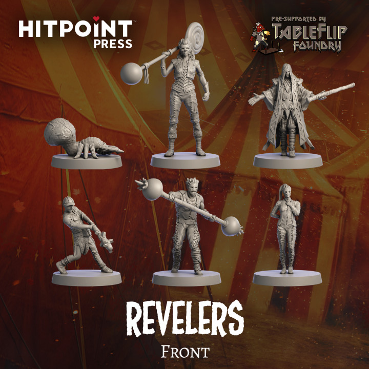 3D Printable HECKNA! - THE REVELERS BUNDLE by Hit Point Press
