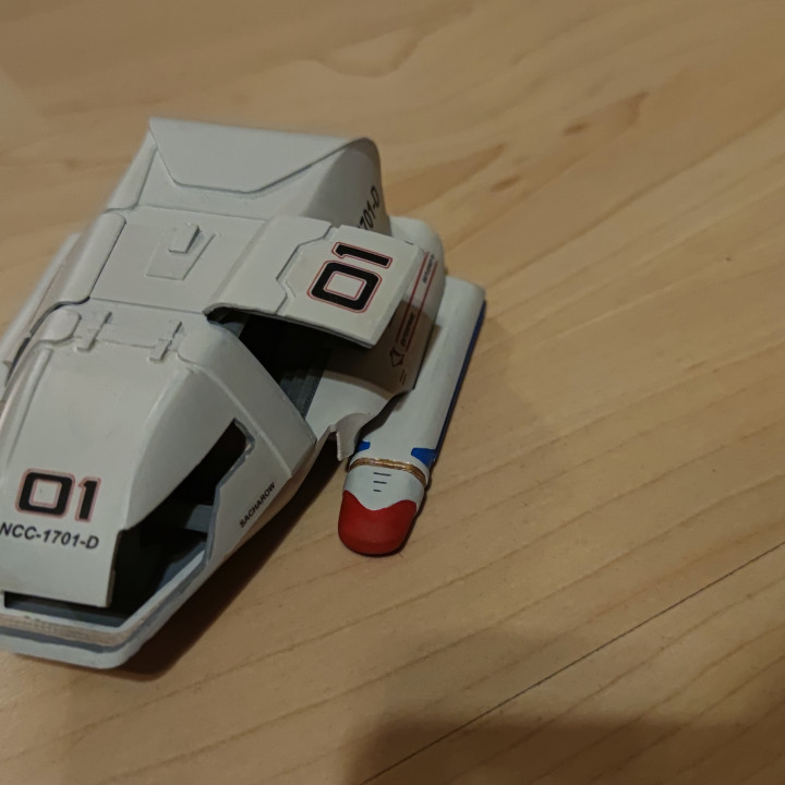 3D Printable Star Trek TNG Typ 7 Shuttle Full Version by Memphis Magoley