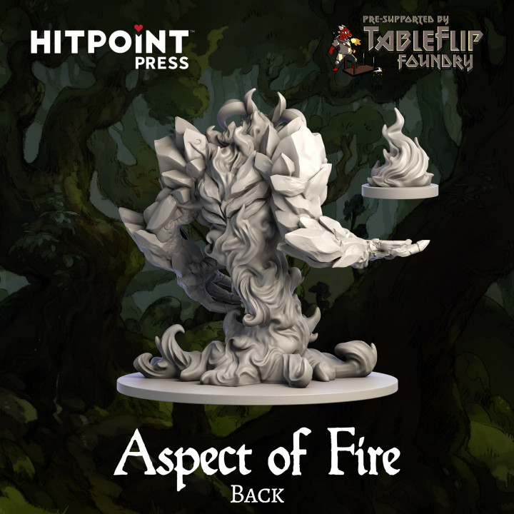 3D Printable HUMBLEWOOD - ASPECT OF FIRE by Hit Point Press