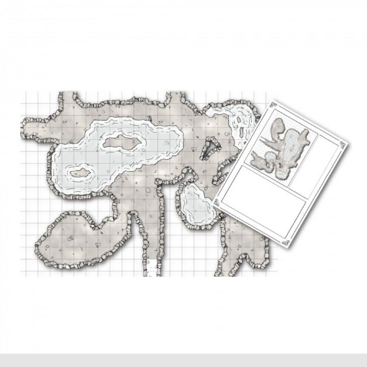 3D Printable "Mega-Dungeon 2 Map Set" (MD2) by August McDaniel