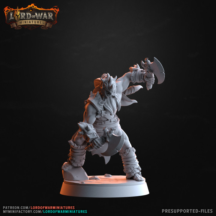 3D Printable Barbarian Modular Units KICKSTARTER - Presupported by Lord ...