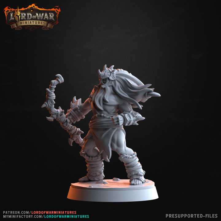 3D Printable Barbarian Modular Units KICKSTARTER - Presupported by Lord ...