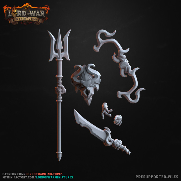 3D Printable Naga Modular Units KICKSTARTER - Presupported by Lord of ...