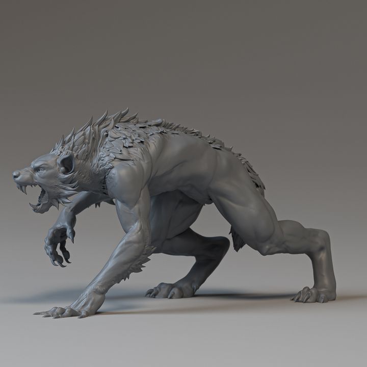 3D Printable werewolf pack by Silana cadou