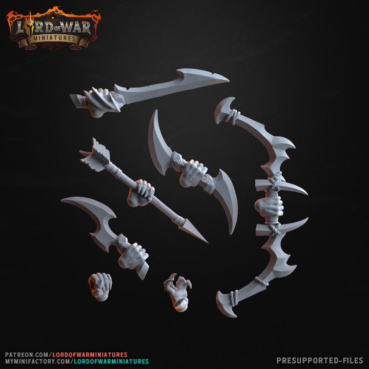 3D Printable COMPLETE Vampire Army KICKSTARTER - Presupported by Lord ...