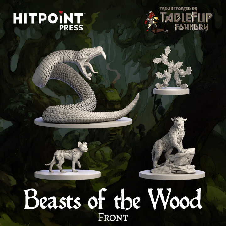 3D Printable HUMBLEWOOD FULL MINIATURE BUNDLE by Hit Point Press