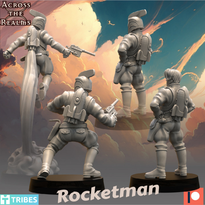 3D Printable Rocketman by Across the Realms
