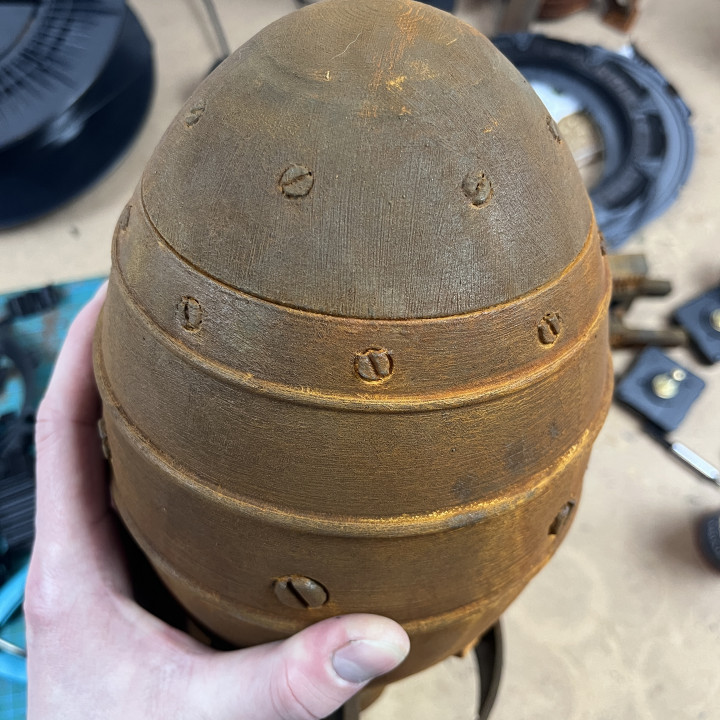 3D Printable Fallout Mini Nuke - piggybank by Tomasz