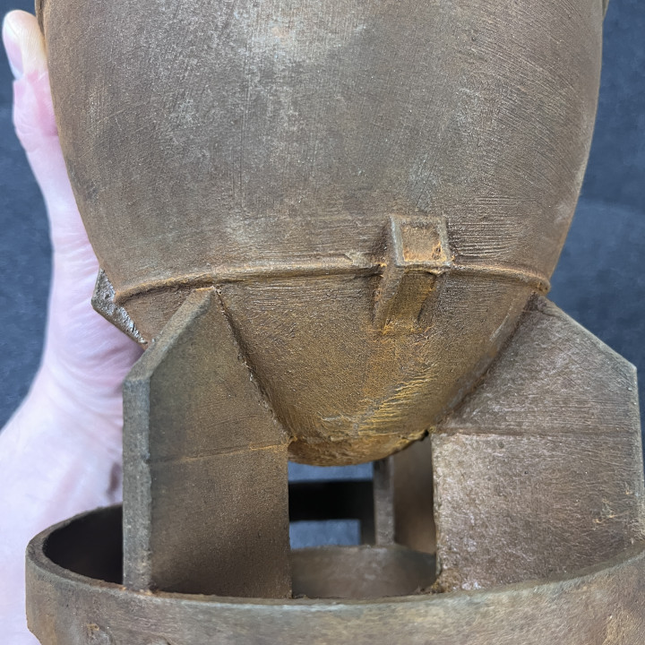 3D Printable Fallout Mini Nuke - piggybank by Tomasz