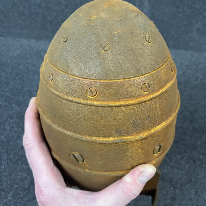 3D Printable Fallout Mini Nuke - piggybank by Tomasz