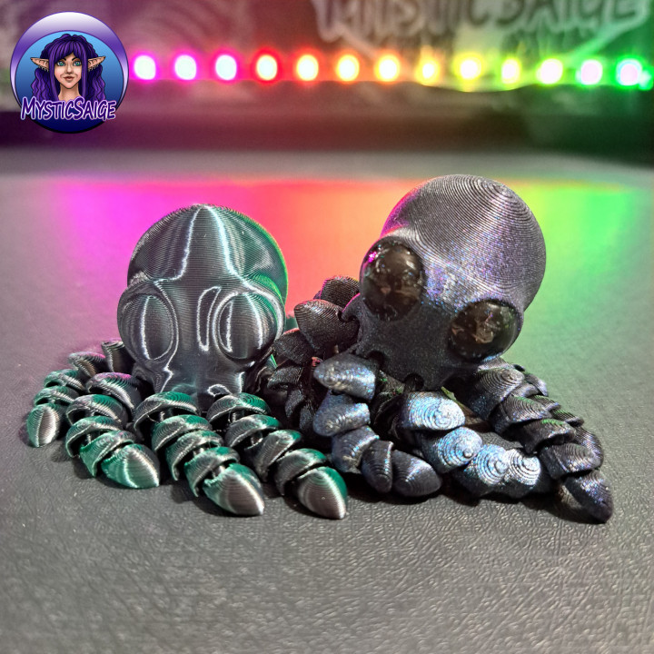 3D Printable Baby Octopus - Articulated Octopus by MysticSaige