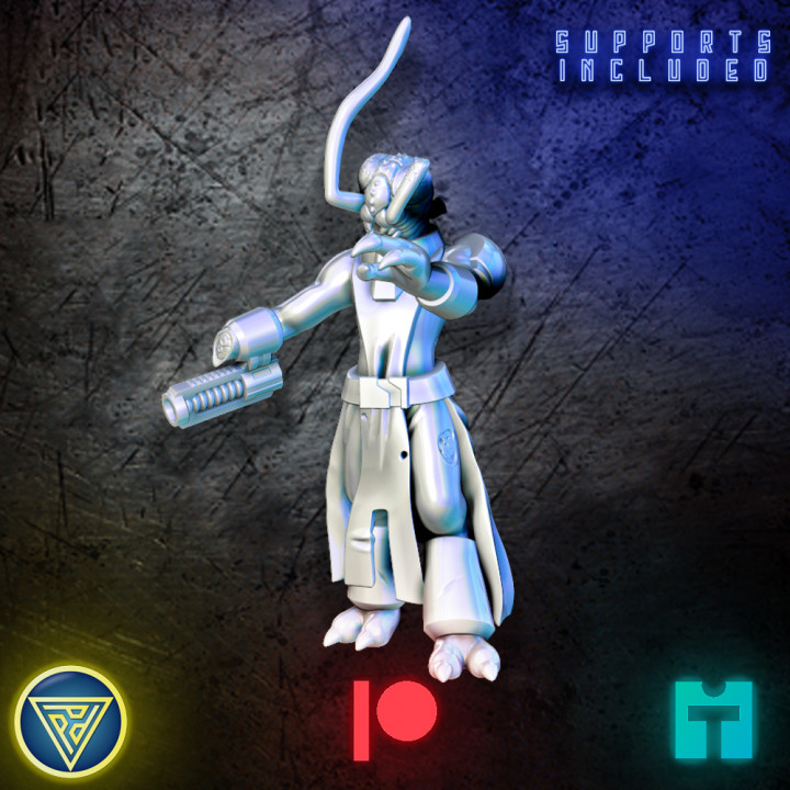 3D Printable Cybernetic Zombies Set by Print Paint Play