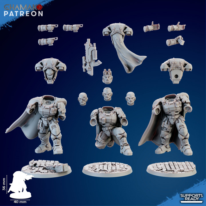 3D Printable Sci-Fi March release 2023 by Ghamak