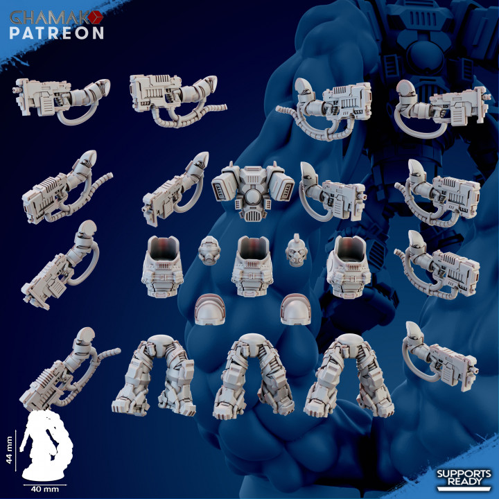 3D Printable Sci-Fi March release 2023 by Ghamak