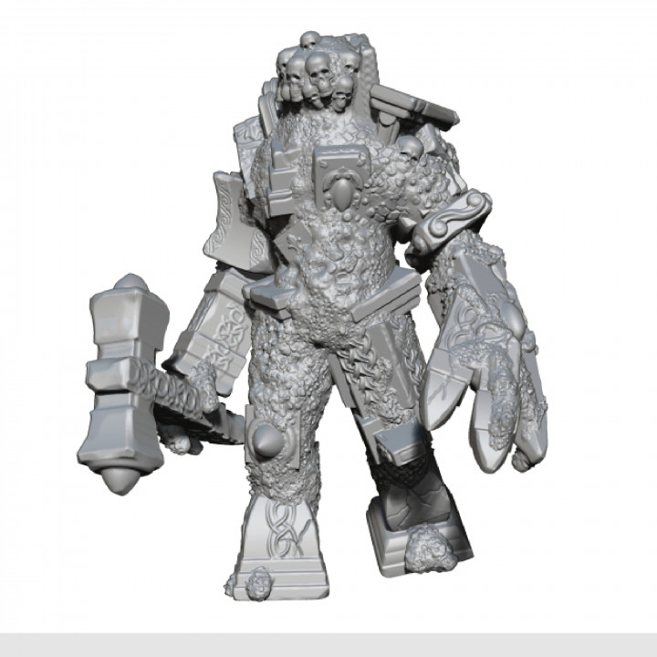 3D Printable Grave Brute - Graveyard Golem by August McDaniel