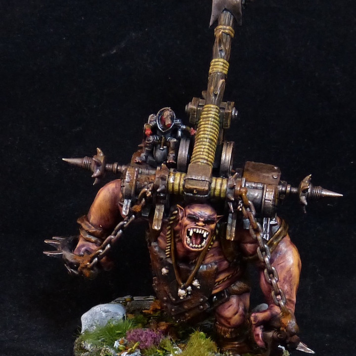 3D Print of Goblin Throwing Troll / Evil Ogre / Male Cave Beast ...