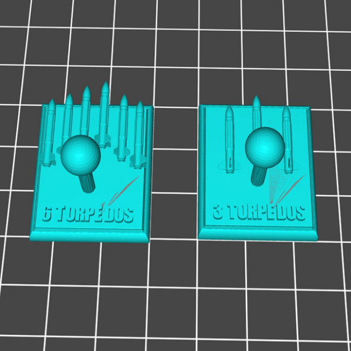 3D Printable Torpedo markers by Carl Woodhall