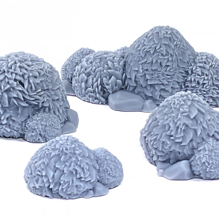 3D Printable Bush Set by Custom Miniature Maker