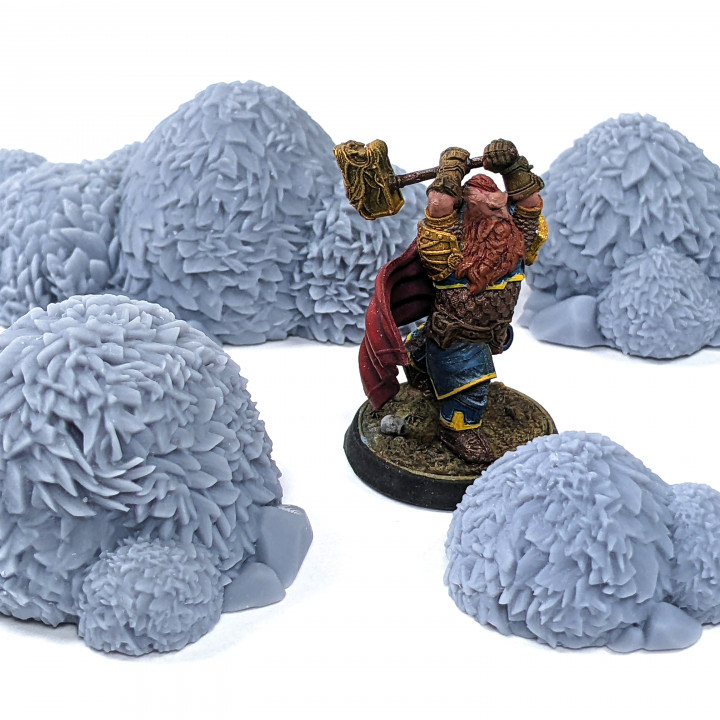 3D Printable Bush Set by Custom Miniature Maker