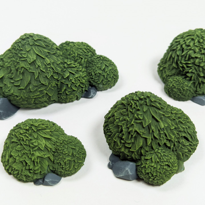 3D Printable Bush Set by Custom Miniature Maker