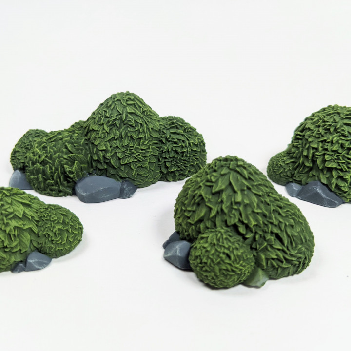 3D Printable Bush Set by Custom Miniature Maker