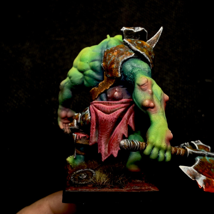 3D Printable Mawgutz the Corrupted Orc by Grimskald