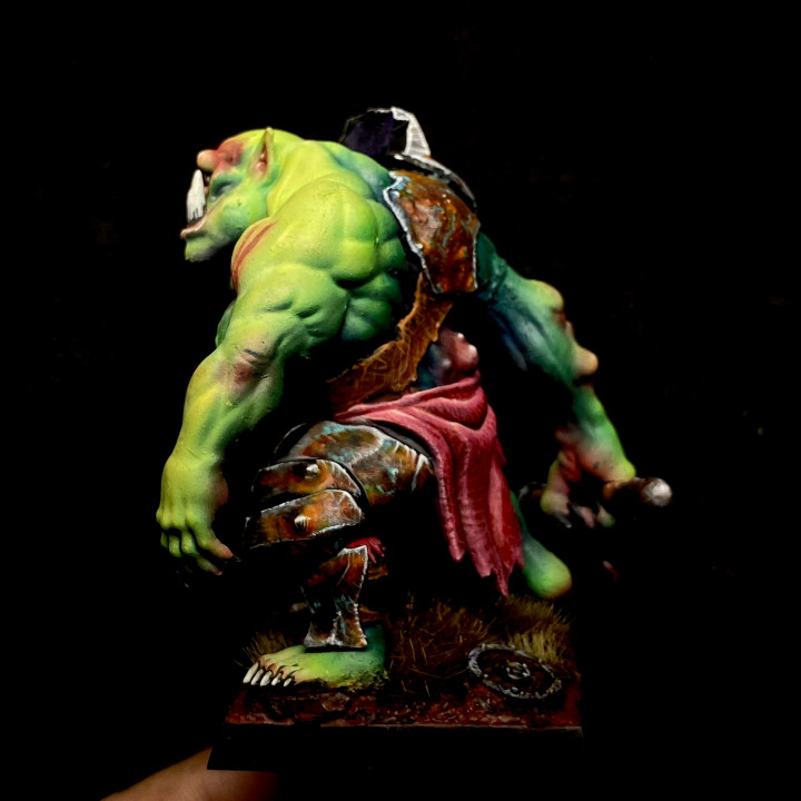 3D Printable Mawgutz the Corrupted Orc by Grimskald