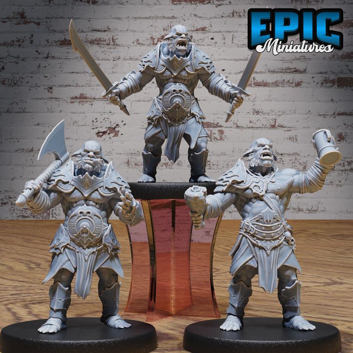 3D Printable Goblin Caves Set / Goblins & Orc Encounter / Troll Ogre ...