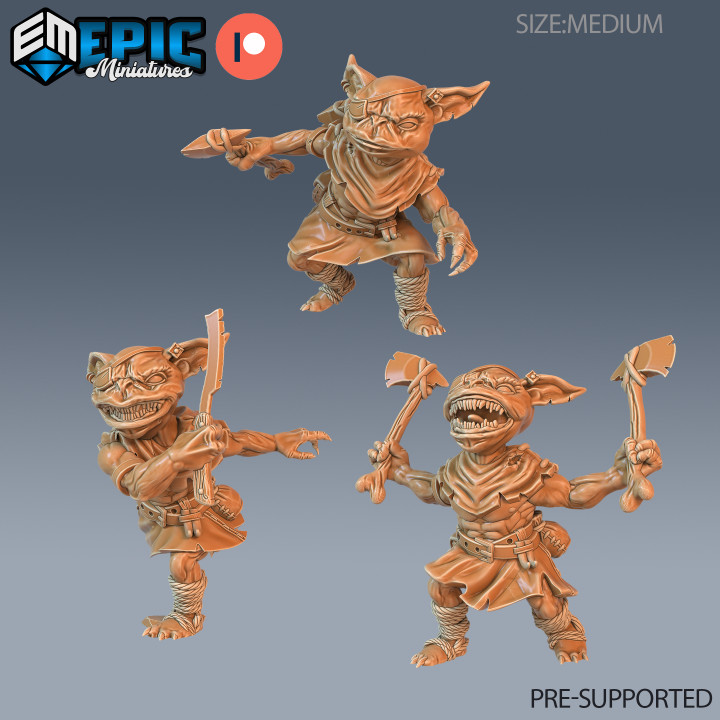 3d Printable Goblin Caves Set Goblins And Orc Encounter Troll Ogre