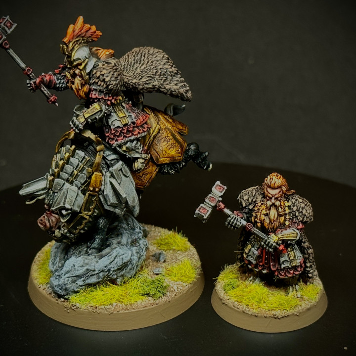 3D Print of Metal Mountain King on War Hog Running Pose by tylerhalcomb