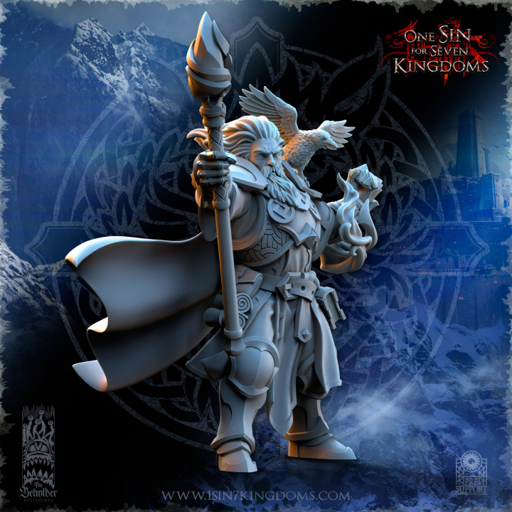 3D Printable Ihsahn, High Wizard by The Beholder Miniatures